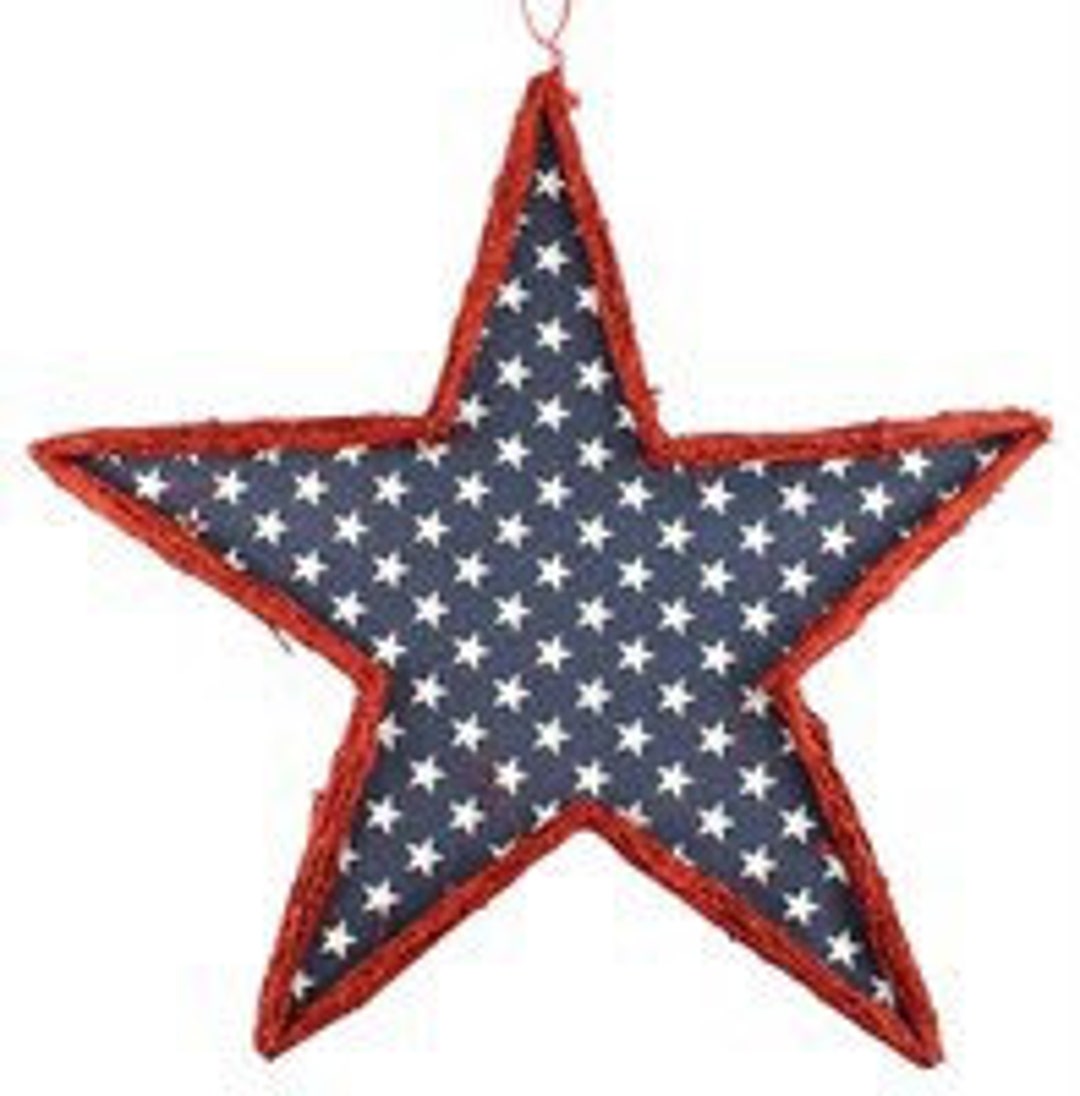 21 Grapevine Patriotic Star, Grapevine Star, Red Glitter Star Wreath ...