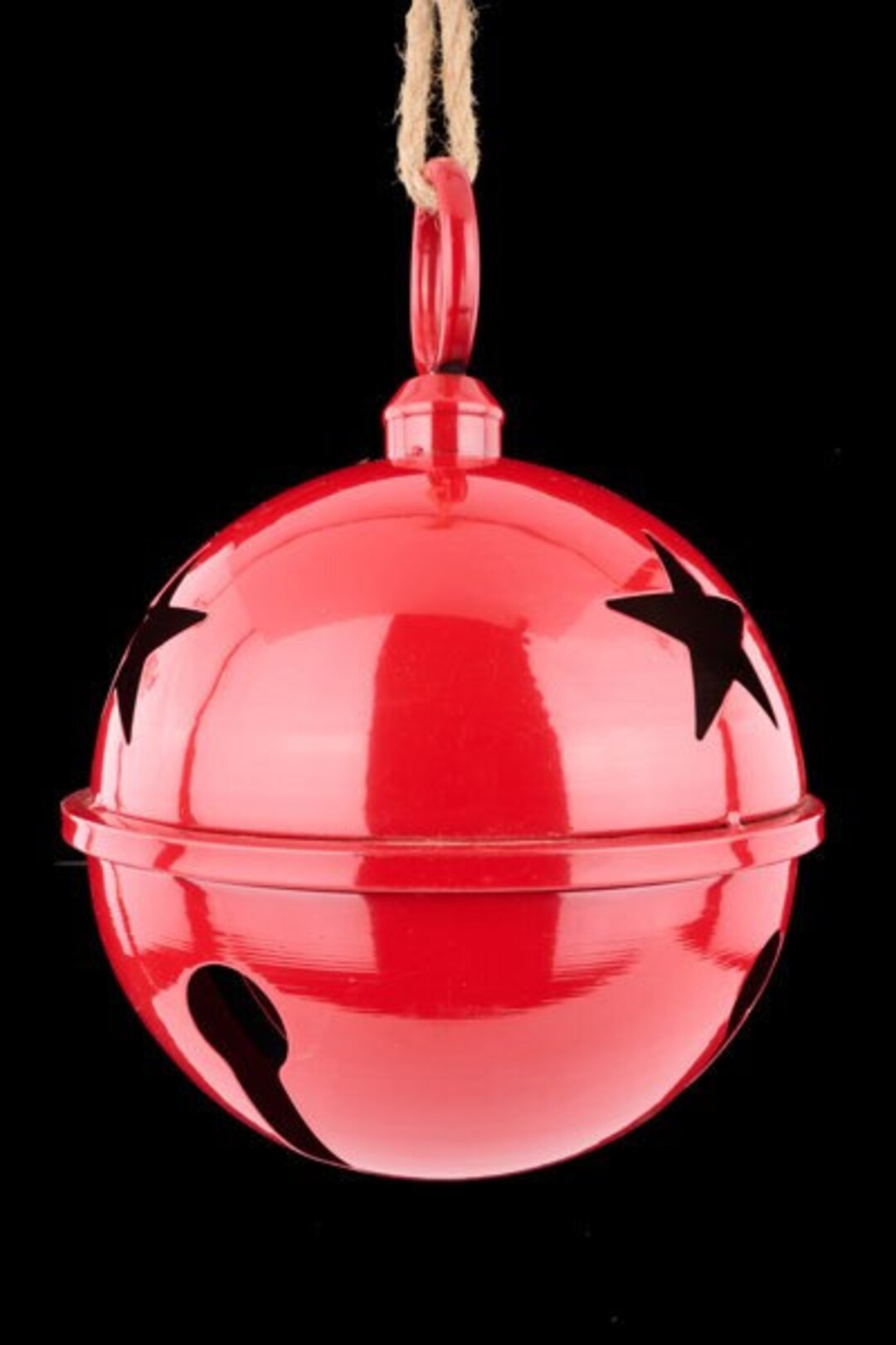 10” Red Tin Jingle Bell With Jute Robe, XC434324 - Etsy