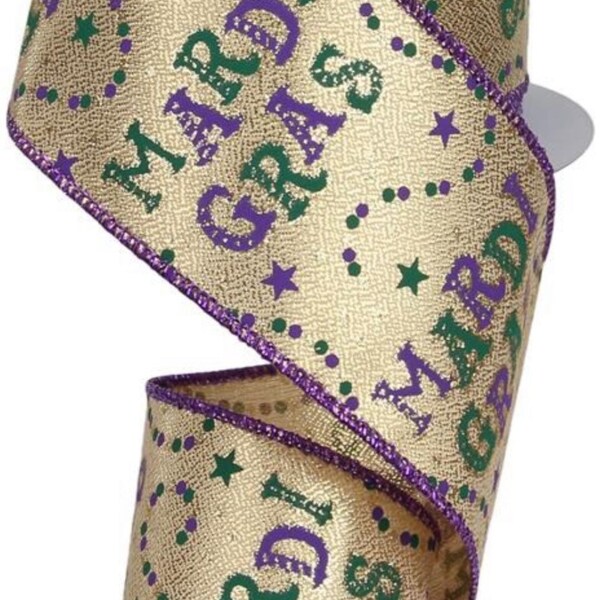 Mardi Gras Ribbon - Etsy