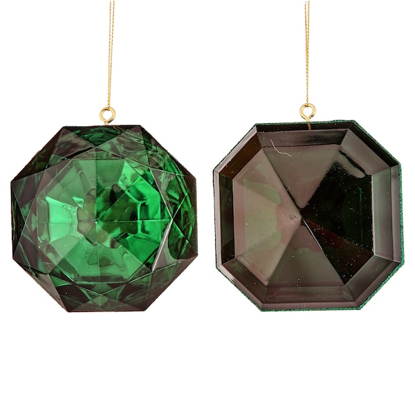 Emerald Green Jewel Ornaments - Etsy