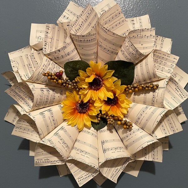 Music Wreath - Etsy