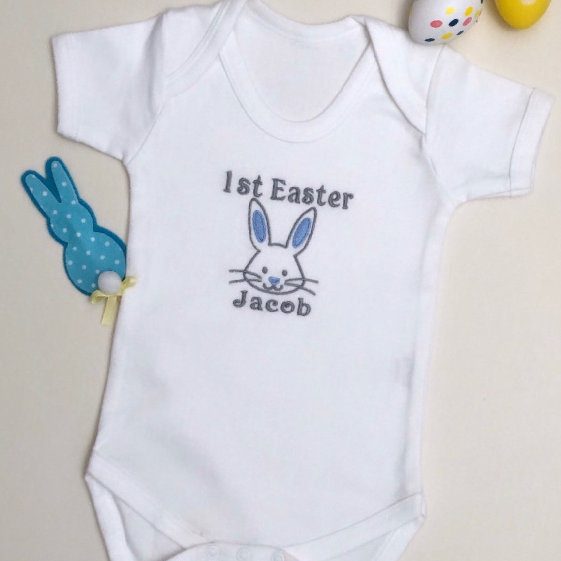 Embroidered Personalised 1st Easter Vest Personalised First - Etsy