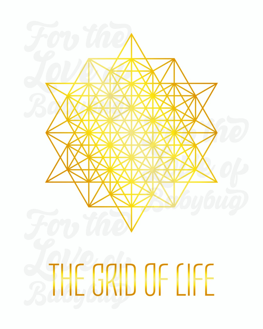 Gold Grid of Life Digital Download - Etsy