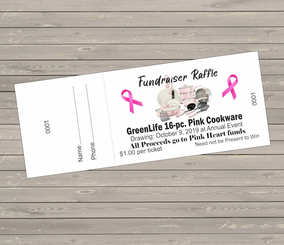 Custom Printed Numbered Raffle Tickets with Perforated Stub | Etsy