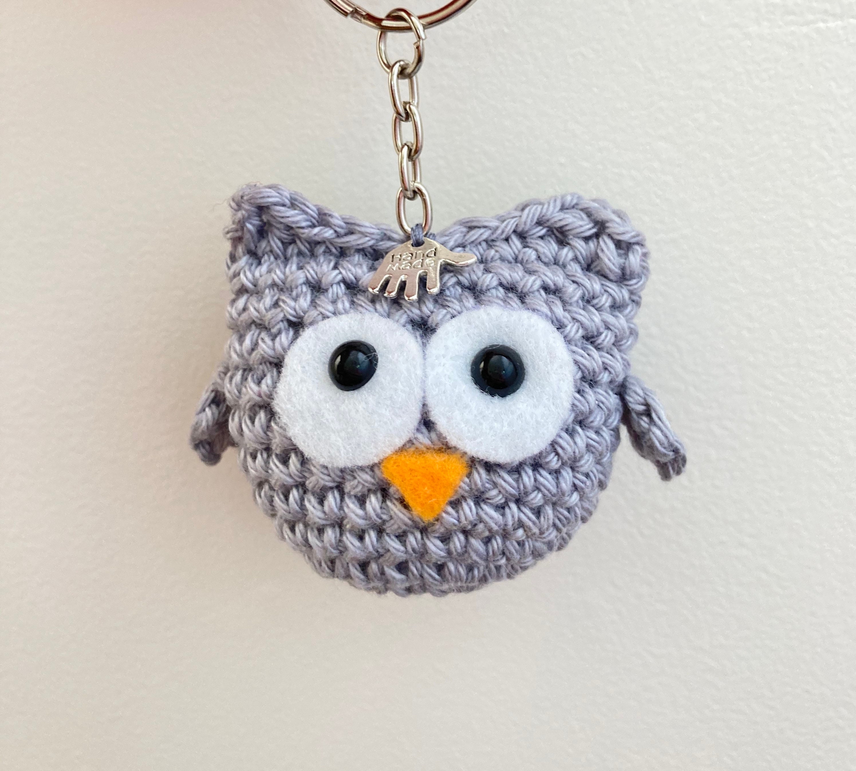 Crochet Kit for a Cute Amigurumi Animal Keyring Ozzy the Owl | Etsy