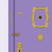 Purple Door, Friends TV Show's Apartment || Printable Wall Art Poster ...