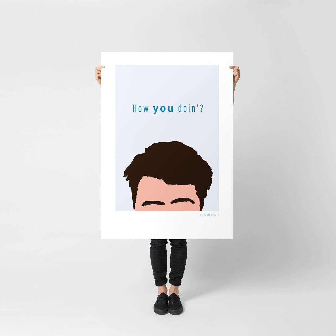 Joey's "how You Doing'?" || Friends TV Show || Printable Wall Art ...