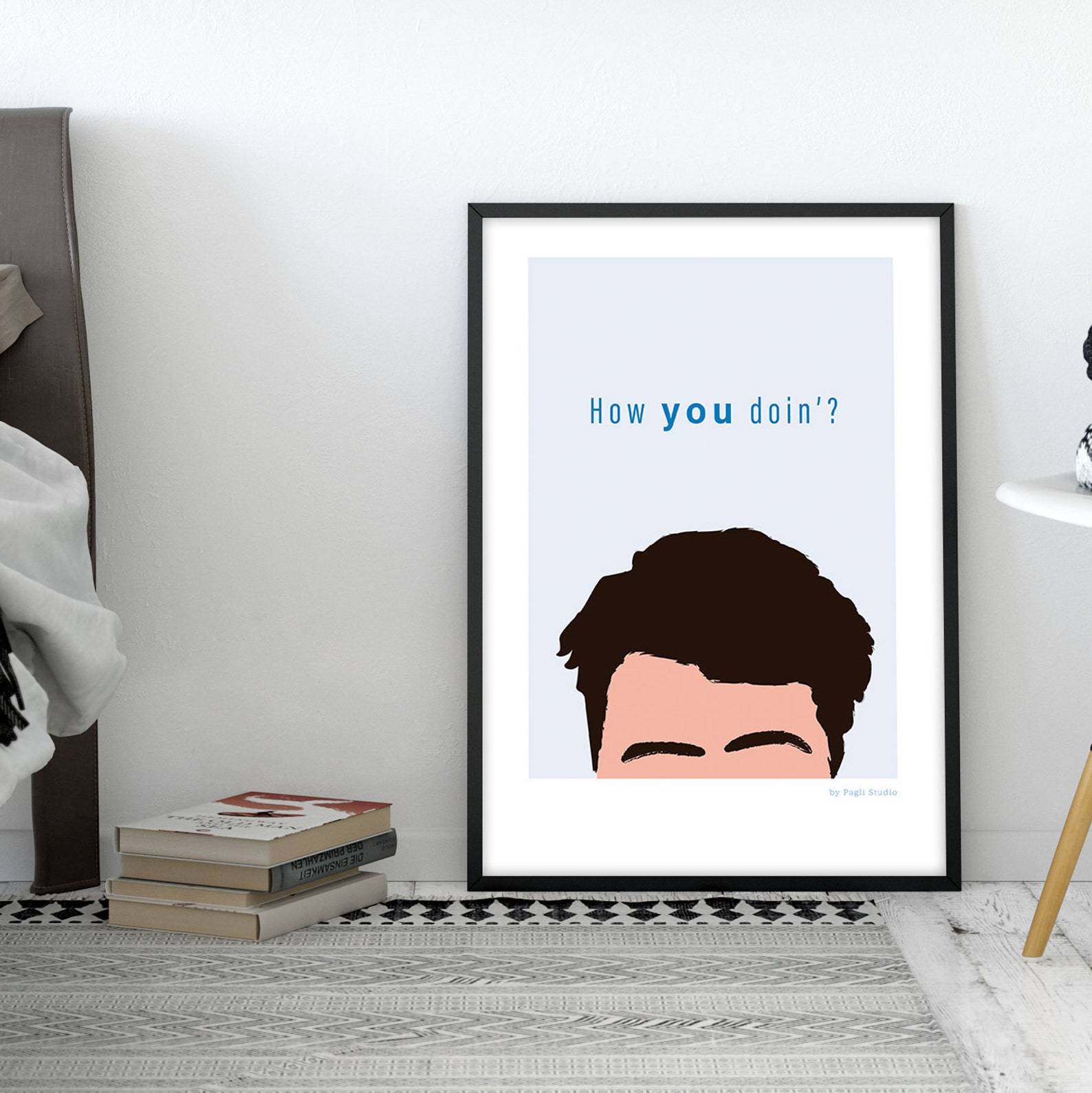 Joey's "how You Doing'?" || Friends TV Show || Printable Wall Art ...