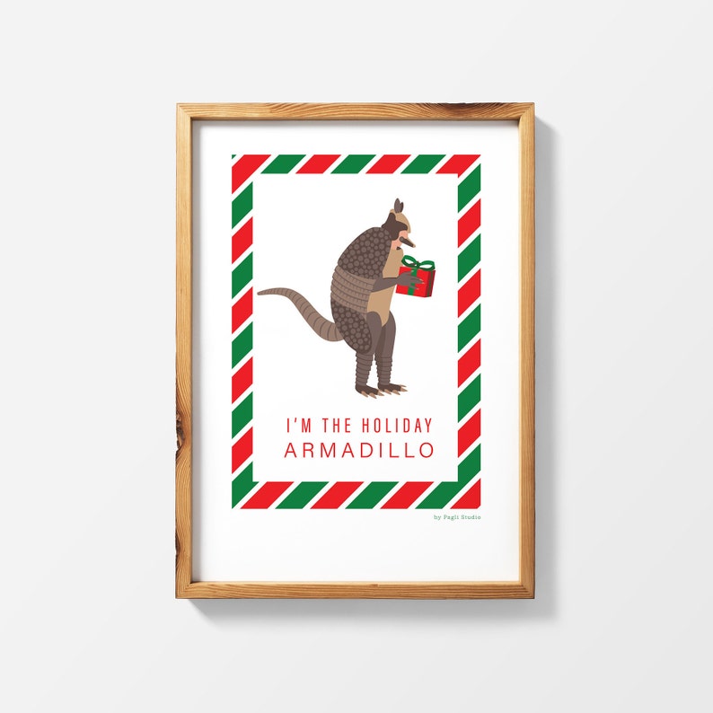 I'm the Holiday Armadillo! - Friends TV Series || Printable Wall Art ...
