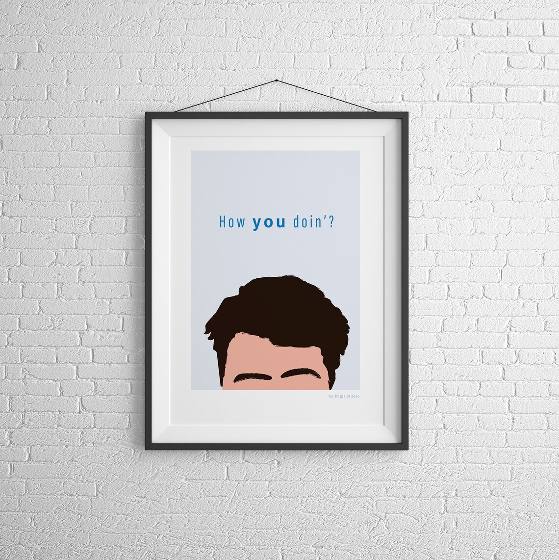 Joey's "how You Doing'?" || Friends TV Show || Printable Wall Art ...