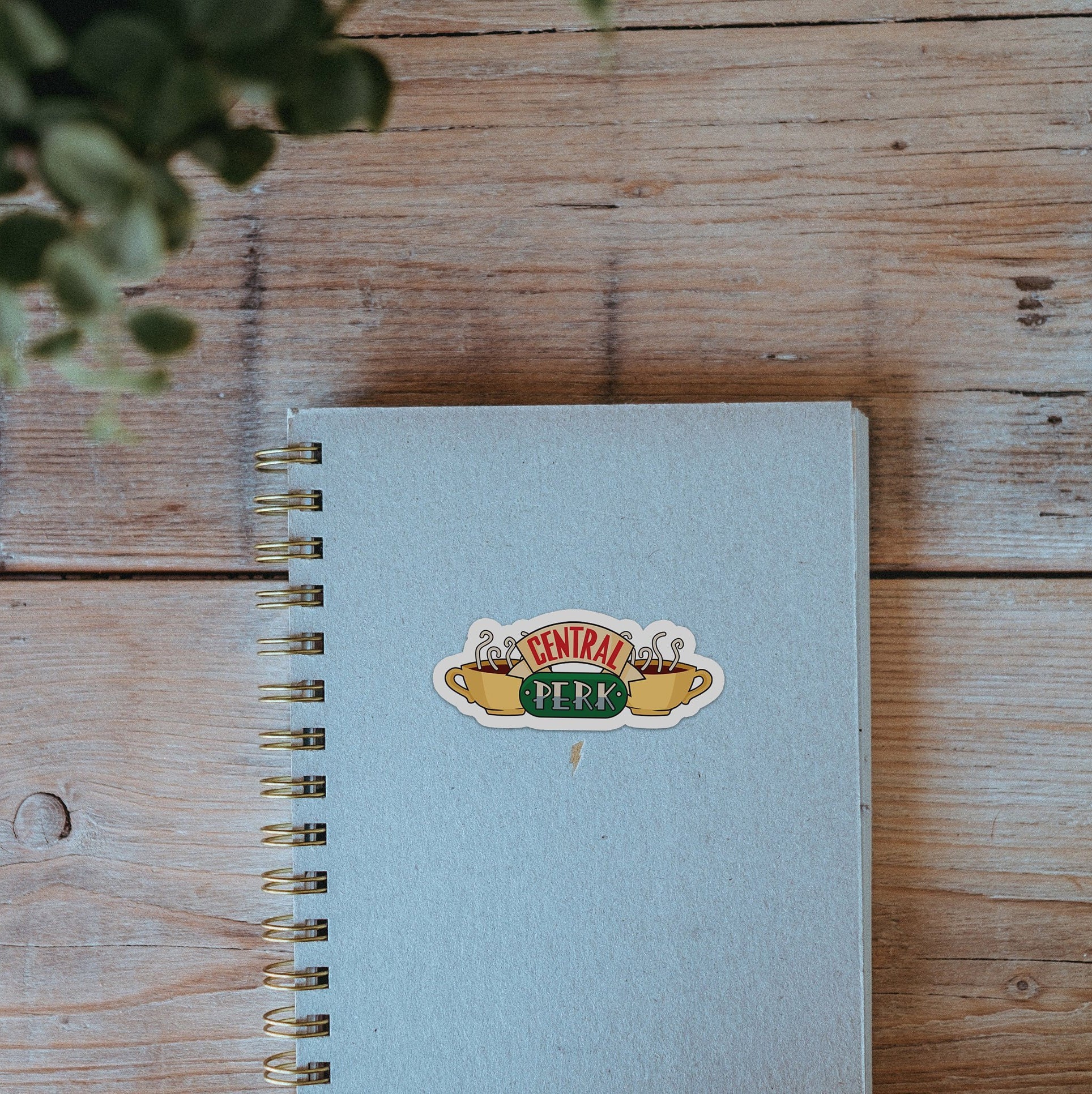 Printable Stickers Central Perk Logo Friends TV Show | for Planners ...