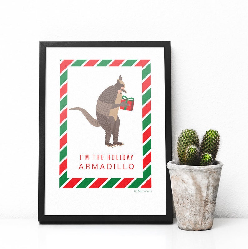 I'm the Holiday Armadillo! - Friends TV Series || Printable Wall Art ...