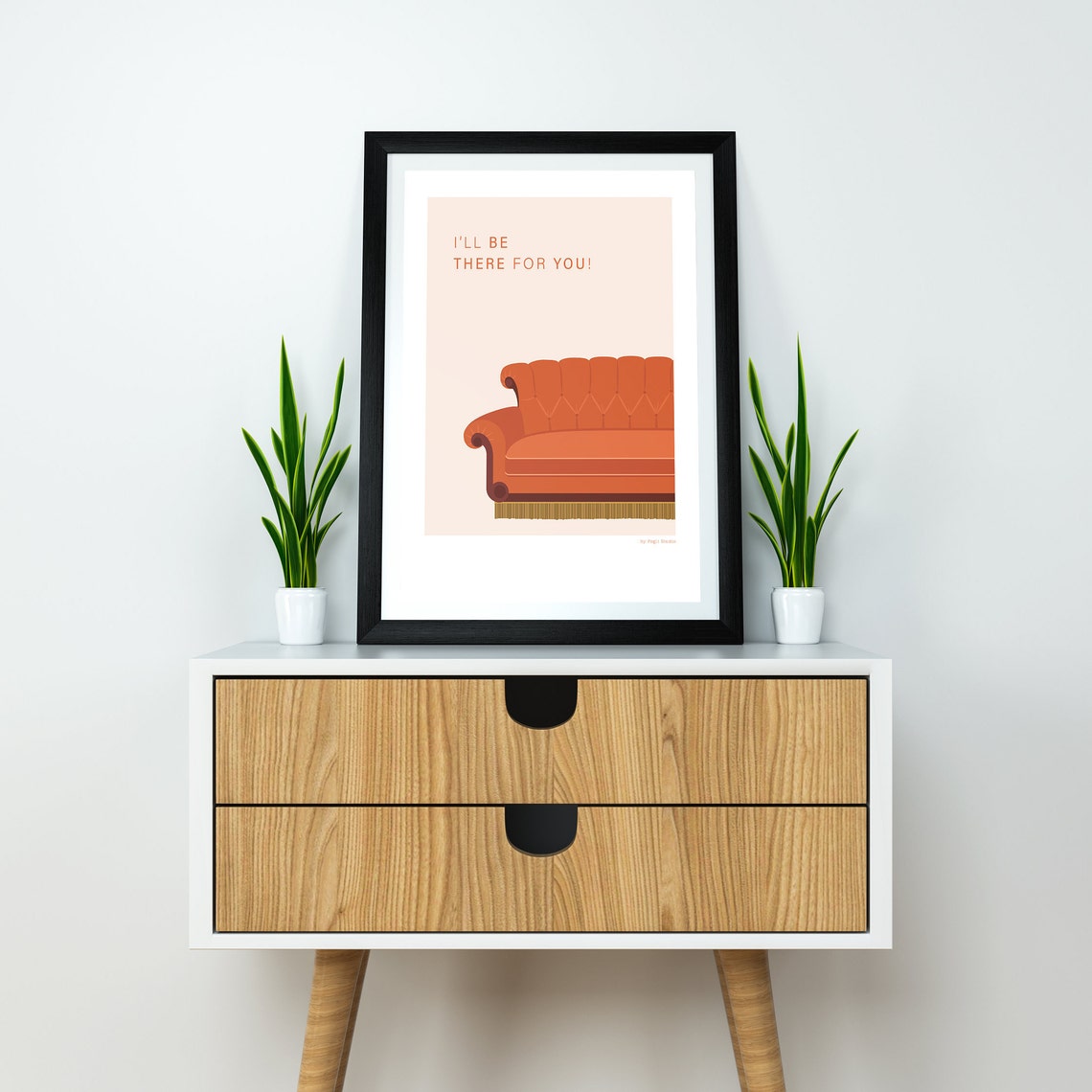 Central Perk Couch Friends TV Show Printable Wall Art Poster Print - Etsy