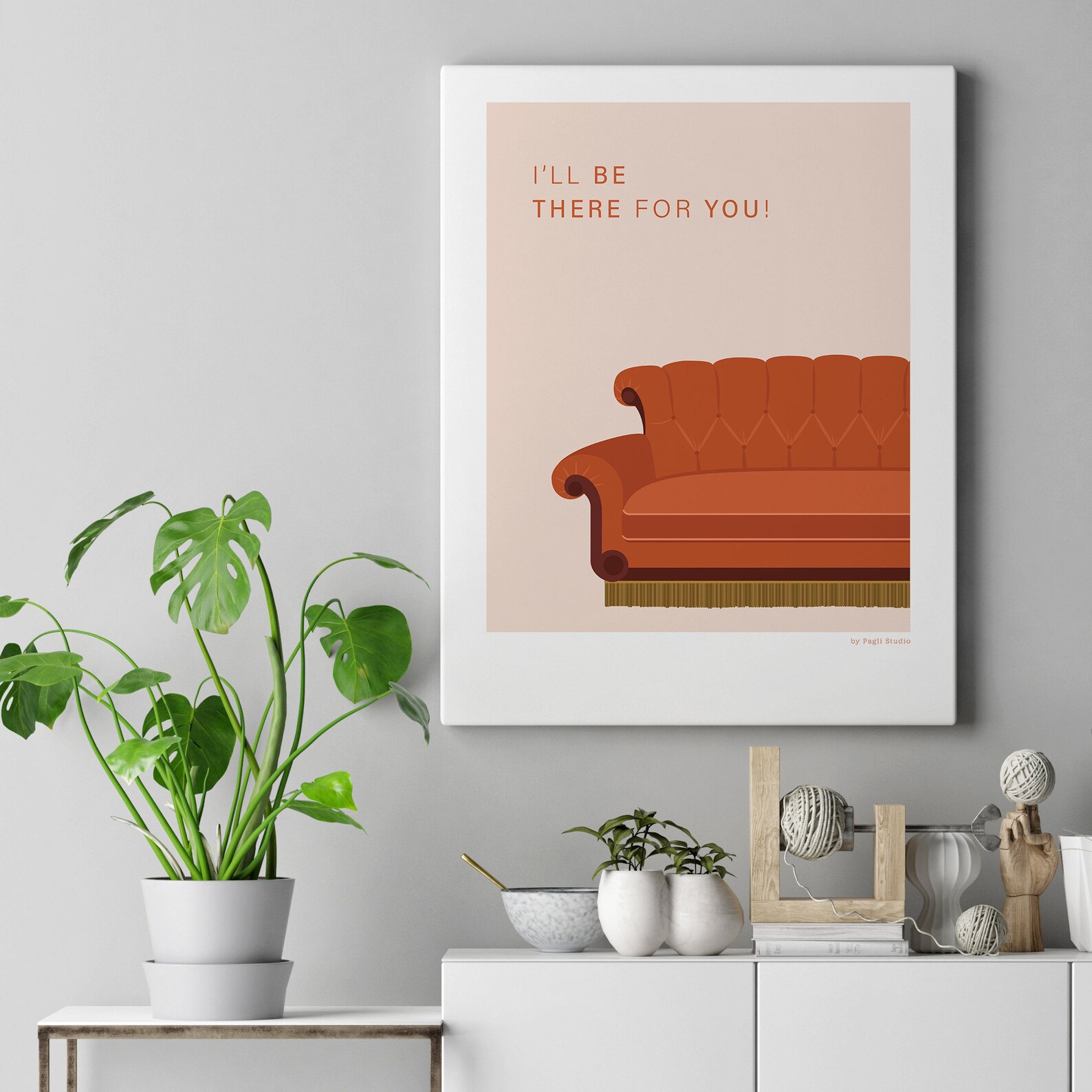 Central Perk Couch Friends TV Show Printable Wall Art Poster Print - Etsy