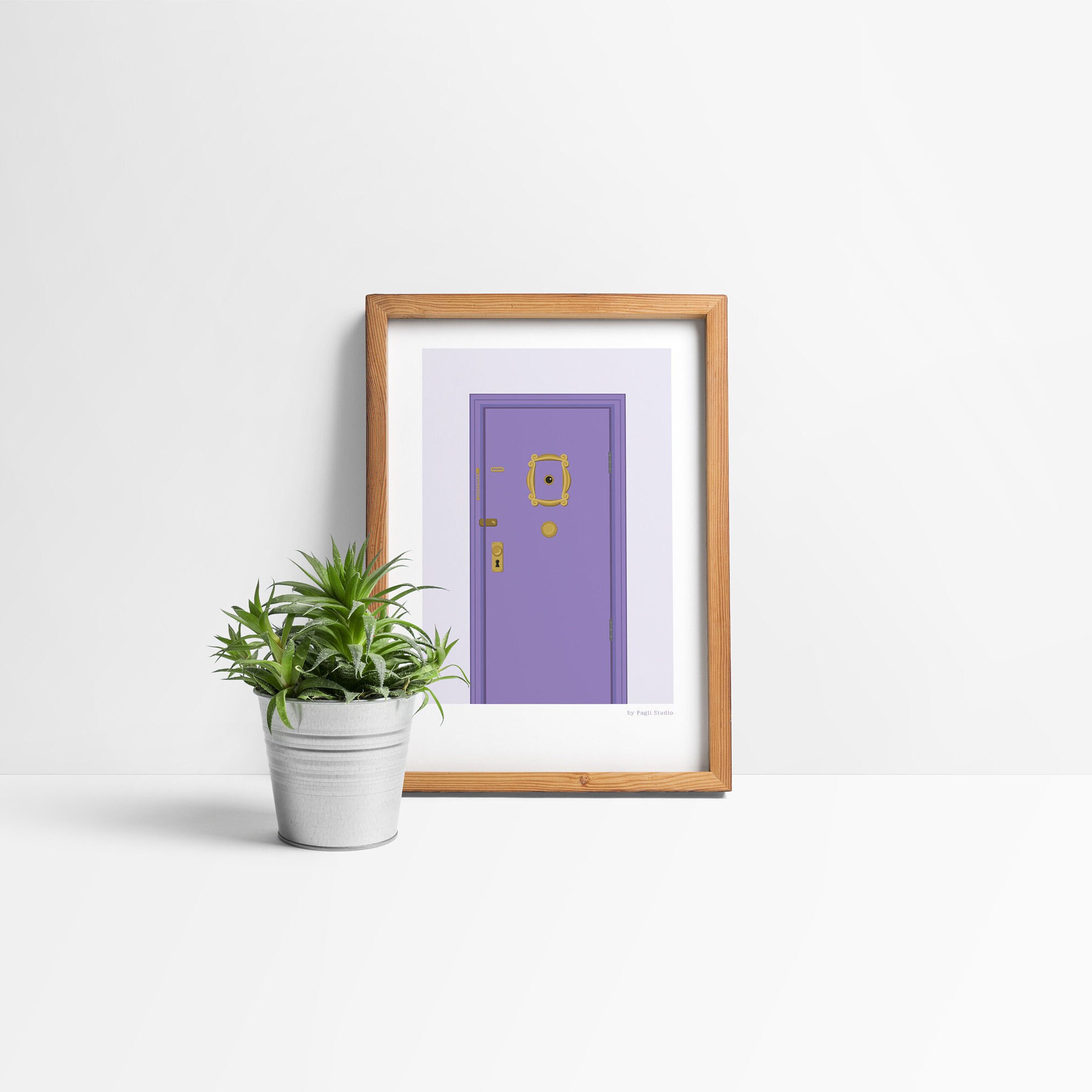 Purple Door Friends TV Show's Apartment Printable Wall - Etsy