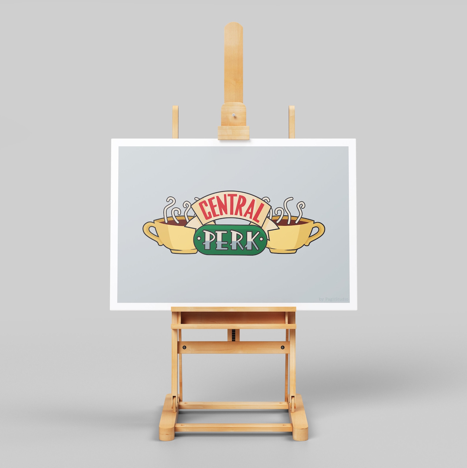 Central Perk Logo || Friends TV Show || Printable Wall Art Poster Print ...