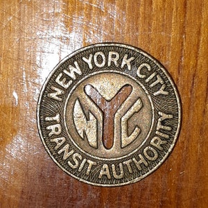 New York City Subway "y" Tokens - Etsy