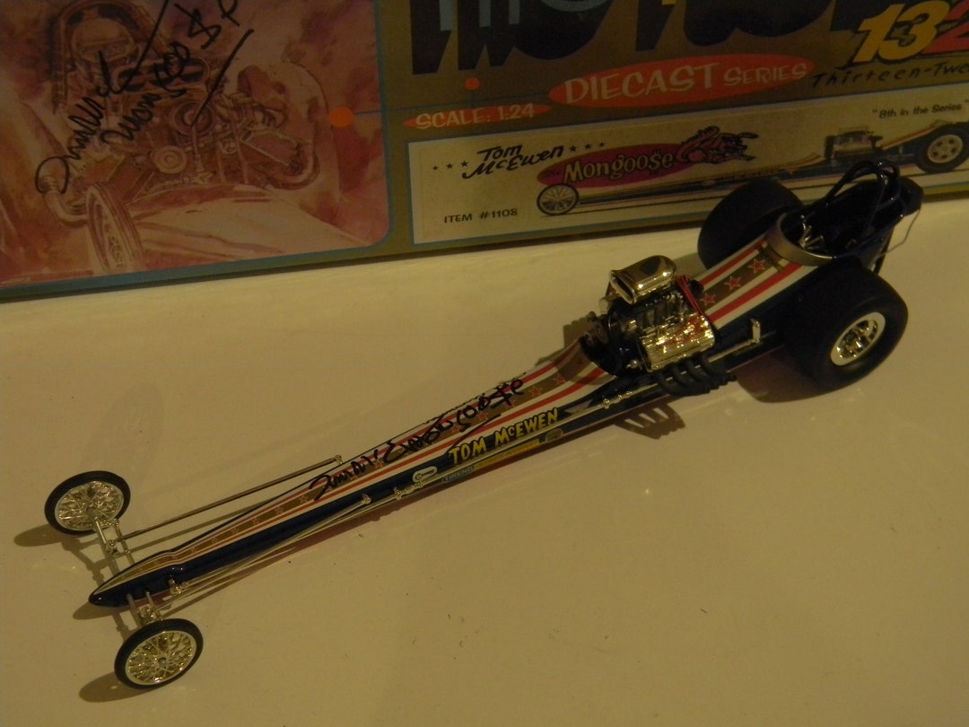 Tom the Mongoose Mcewen 1/24 Scale Diecast Wynn Charger Top Fuel Sling ...