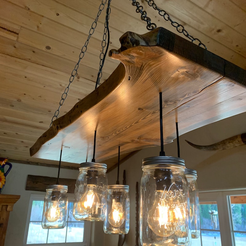 Rustic Chandelier - Etsy