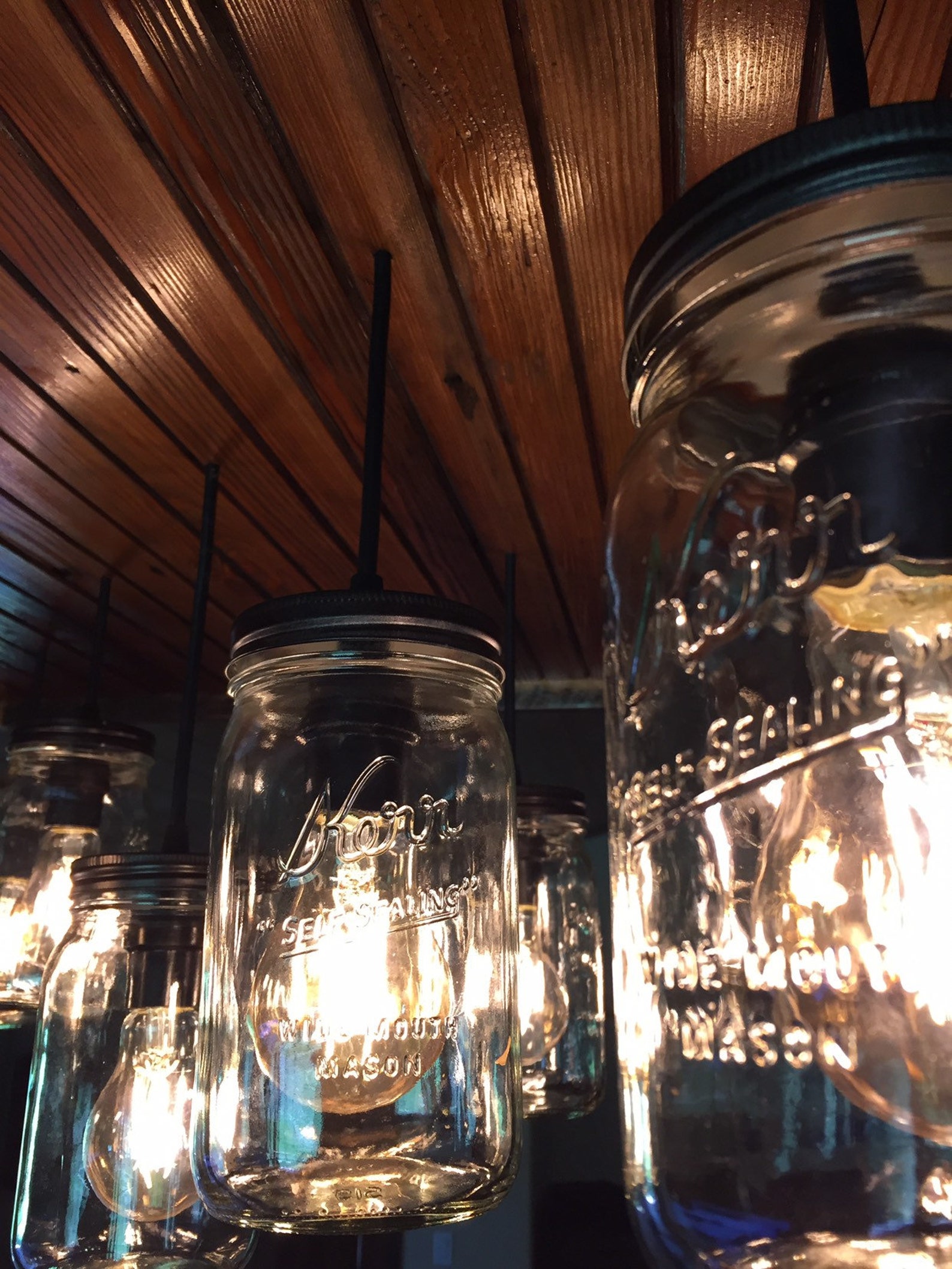 1880's Homestead Rustic Reclaimed Wood Mason Jar - Etsy