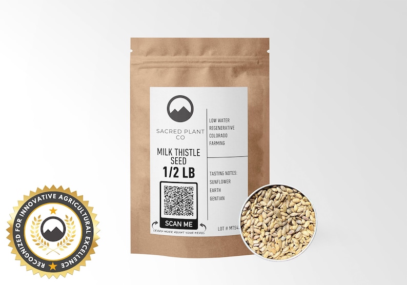 Milk Thistle Seeds - Silybum Marianum | Dried Herb | Culinary ...