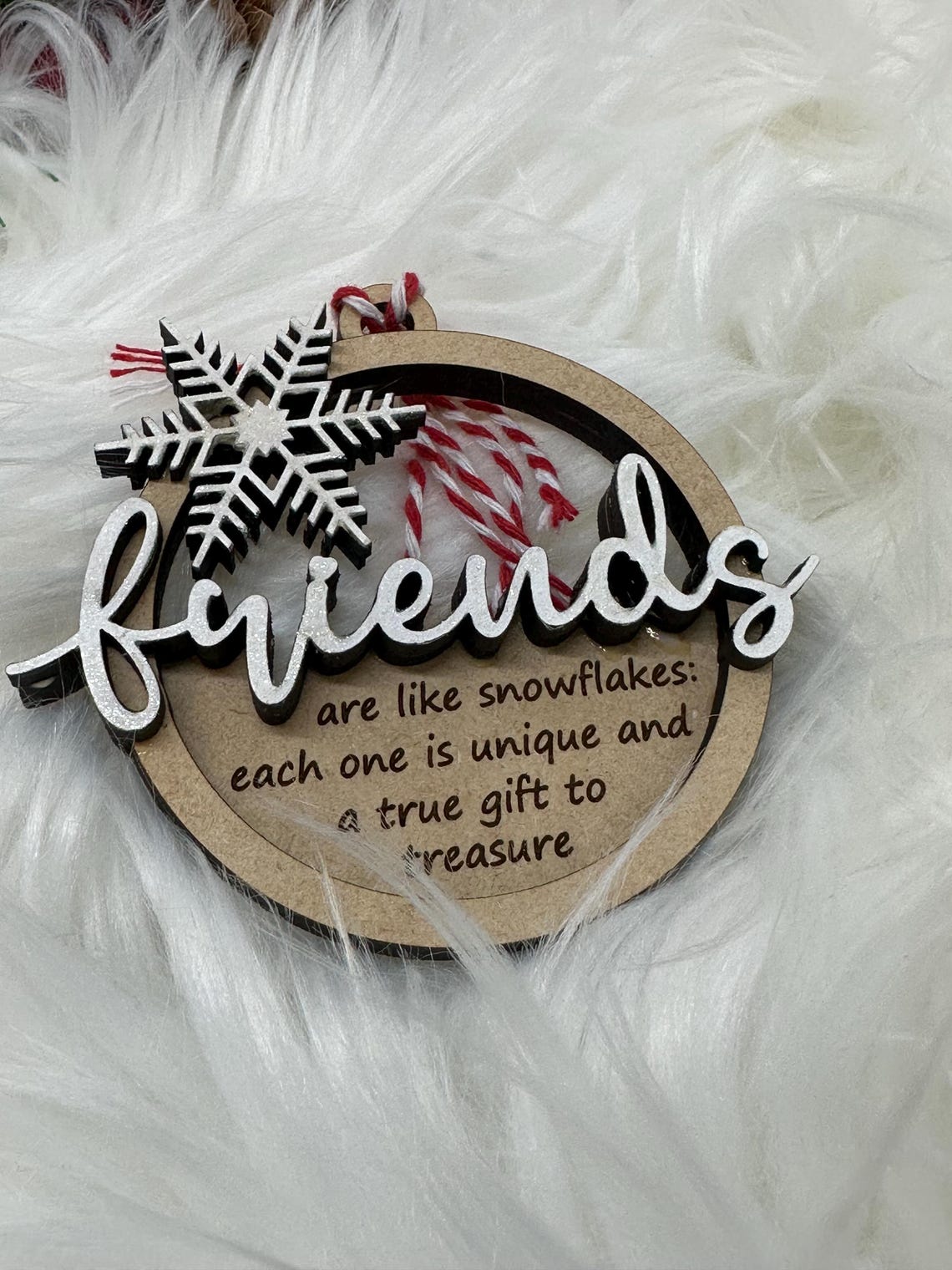 Friends Snowflake Ornament - Etsy