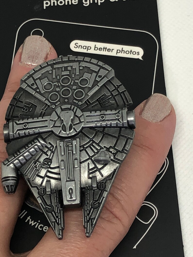 Awesome Metal Millennium Falcon Popsocket Phone Grip | Etsy