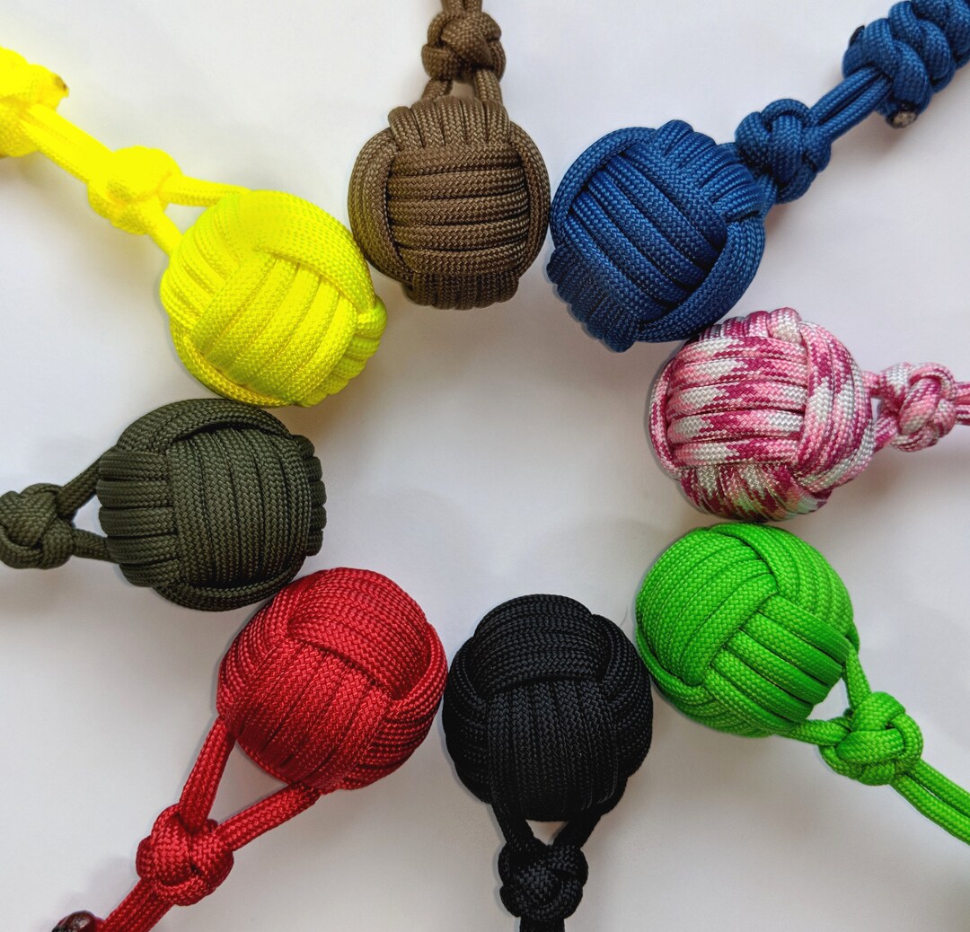 Monkey Fist Key Chain (1.4" Head) - Etsy