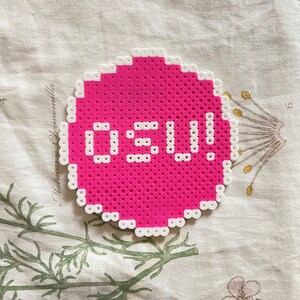 Osu! Game Logo Perler Bead Pixel Art Sprite - Etsy