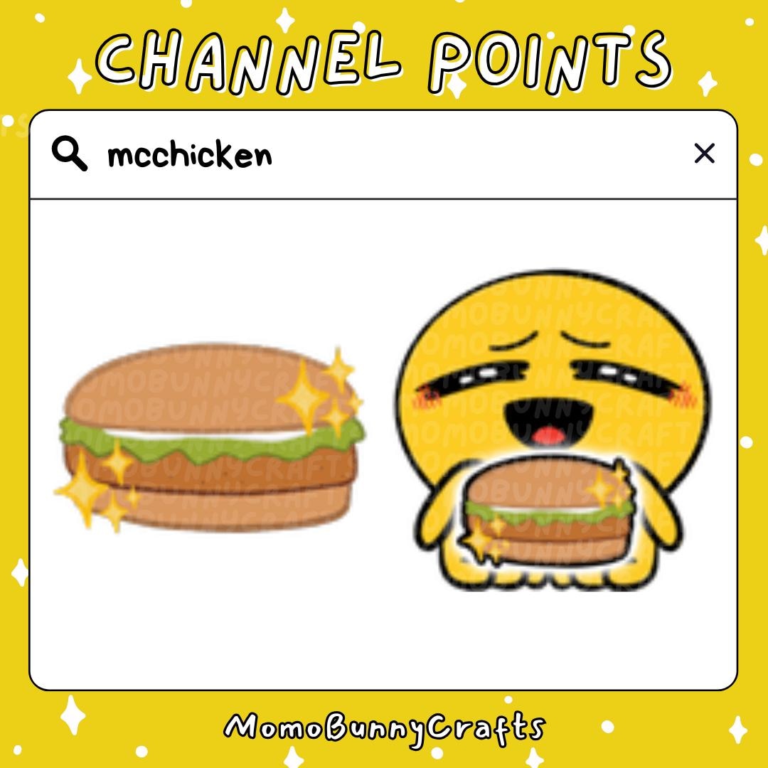 Mcdonald's Mcchicken Channel Points Icon | Give Food Chicken Sandwich ...