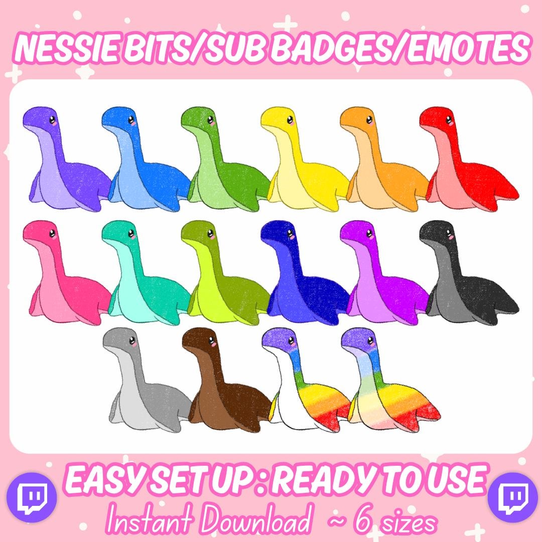 Nessie Apex Legends Bits/sub Badges/emotes ~ Color Pencil / Crayon ...