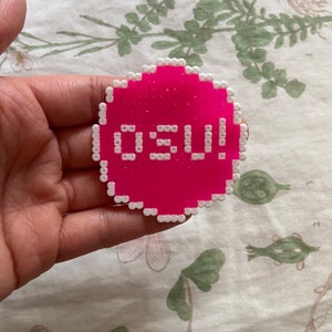 Osu! Game Logo Perler Bead Pixel Art Sprite - Etsy