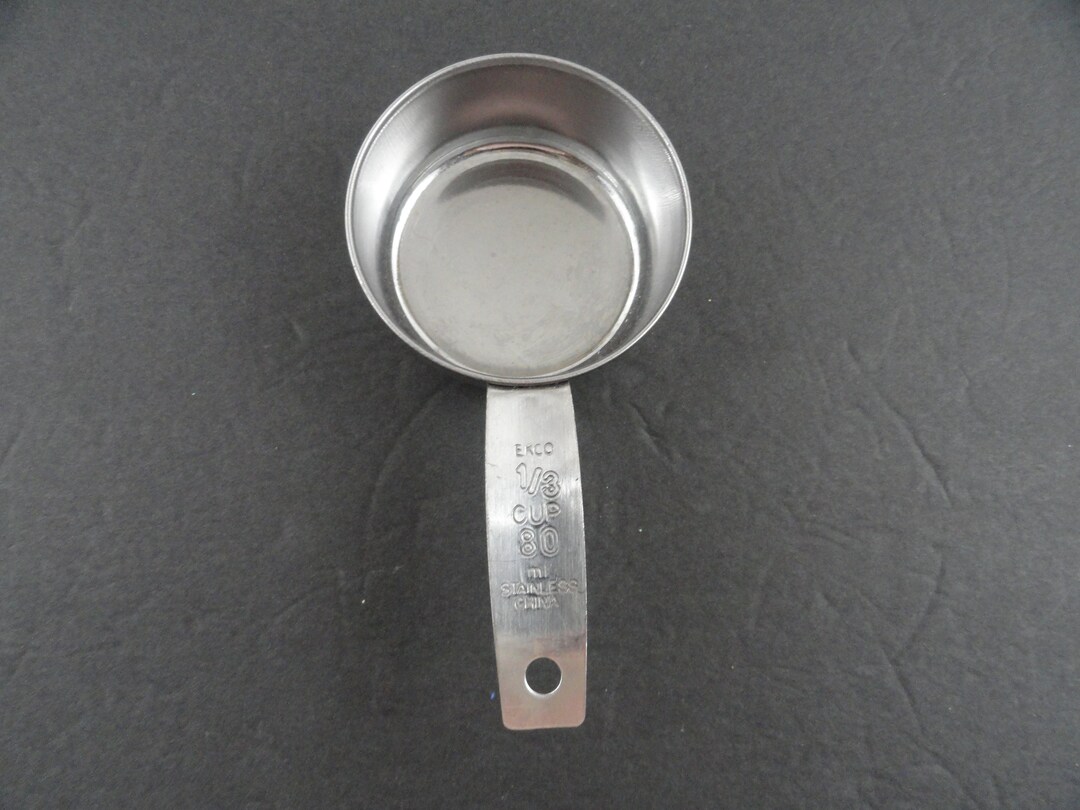 Vintage Ekco 1/3 Cup Measuring Cup Replacement Stainless Steel - Etsy