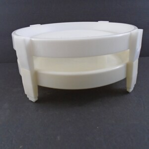 2 Vintage Tupperware Divide A Rack Pie 511 Stackers 10 Carriers White ...