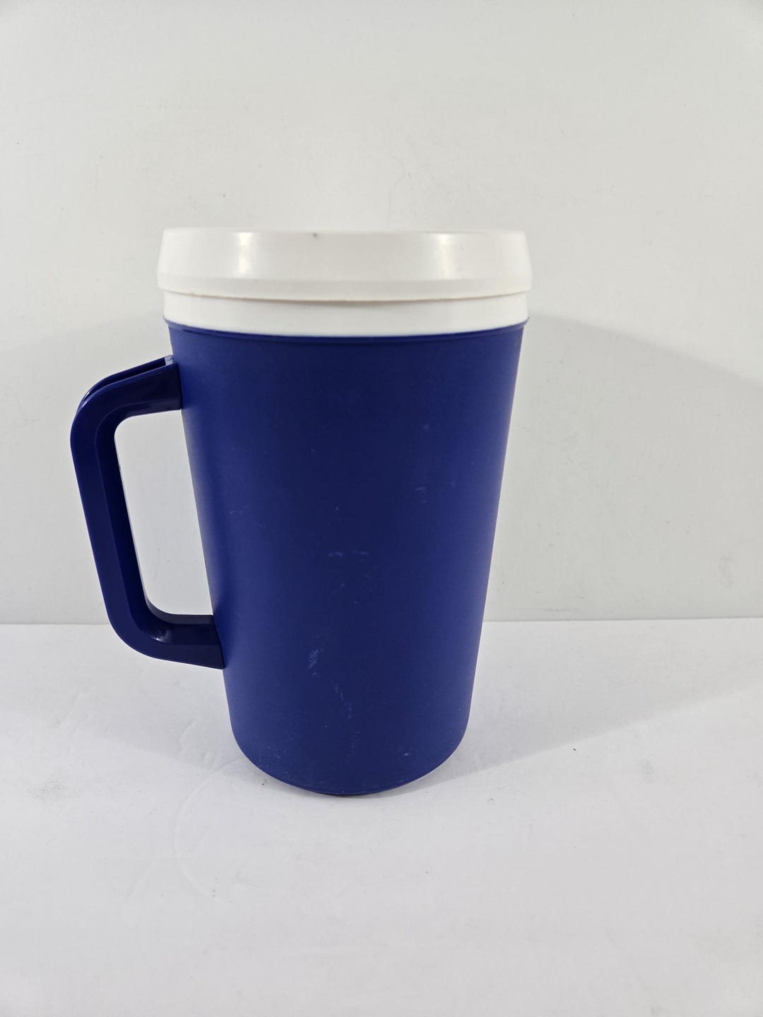 Aladdin 32 Oz Vintage Blue Insulated Travel Coffee Mug Cup Tumbler With ...