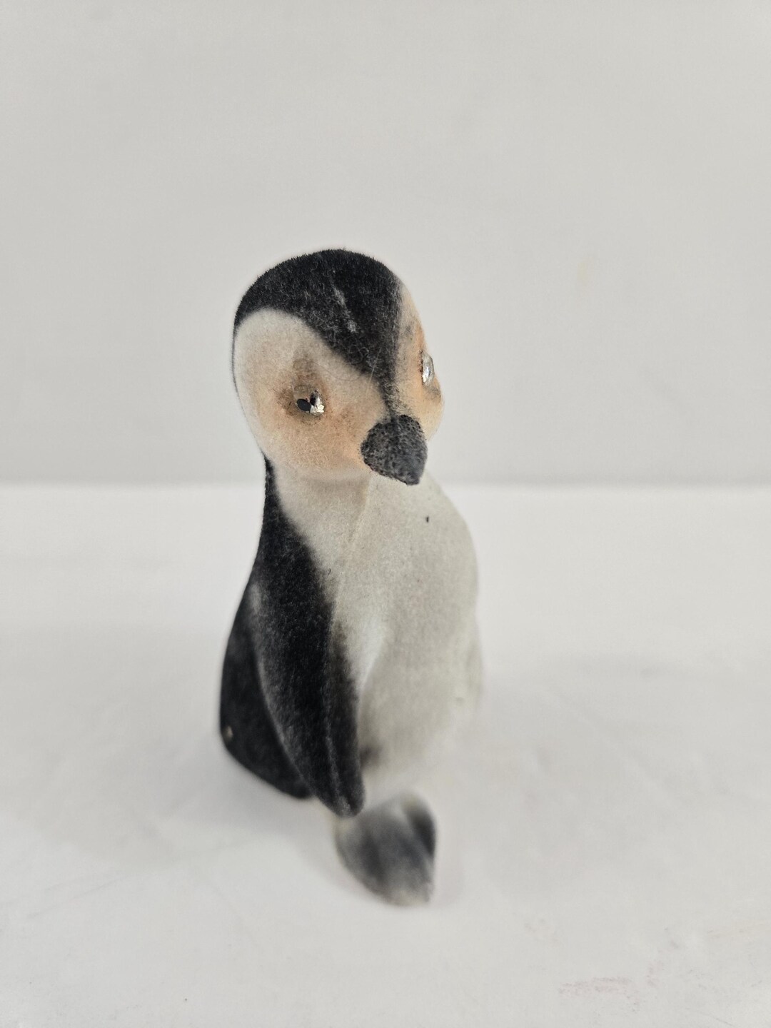 Vintage Flocked 3.5 Penguin Figure Hong Kong Winter 80's Christmas ...