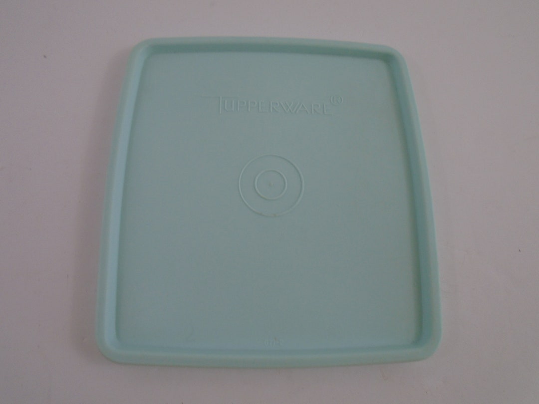 Tupperware 671 Replacement Lid ONLY Square A Way Sandwich Keeper Teal ...