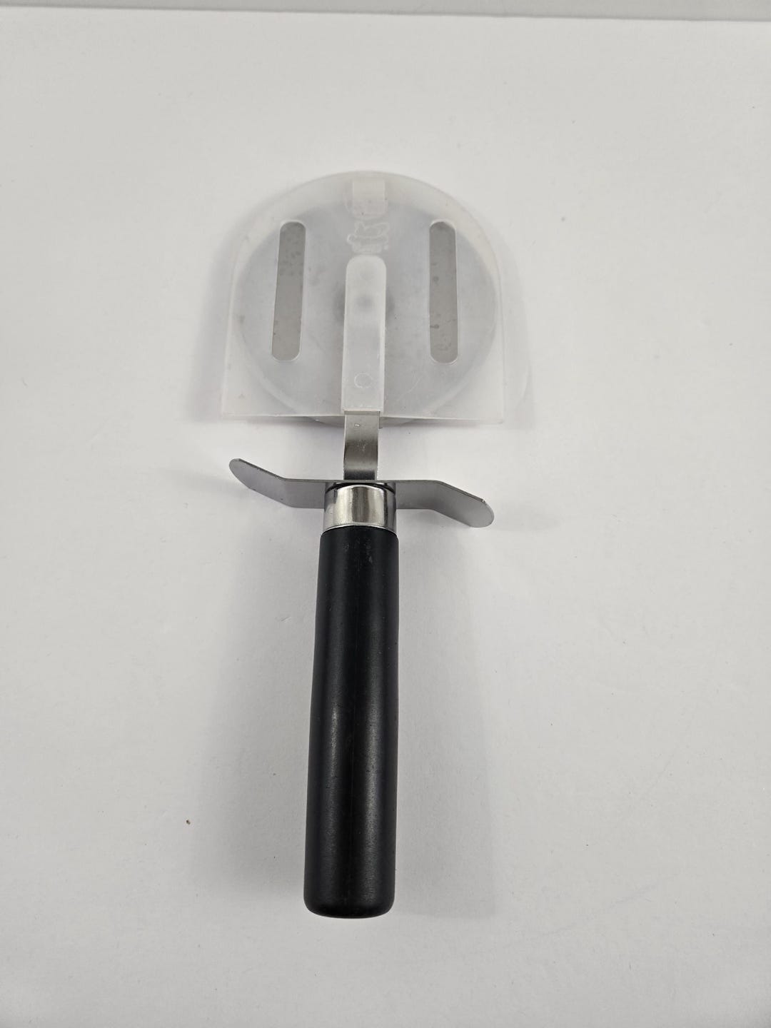 Pampered Chef Pizza Cutter Slicer 1301 Stainless Steel W/sleeve Retired ...