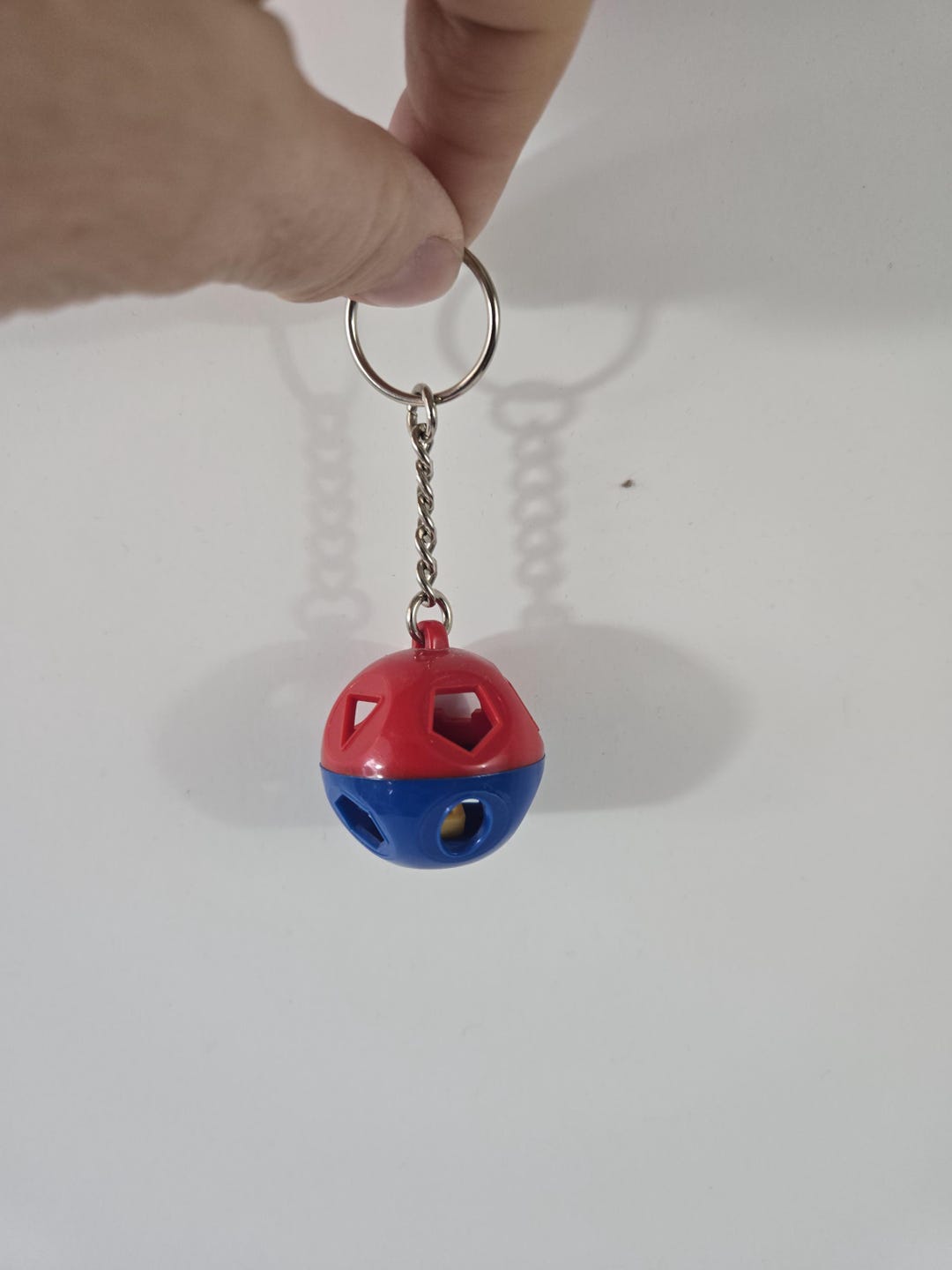 Vintage Tupperware Shape O Ball Mini Toy Keychain Granny Red Blue - Etsy