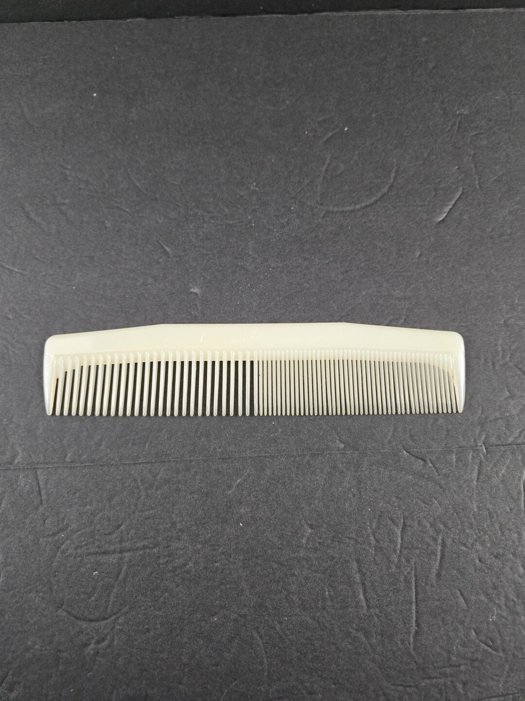 Vintage Fuller Nylon Comb 7.5” White Cream Made in the USA Wide Narrow ...