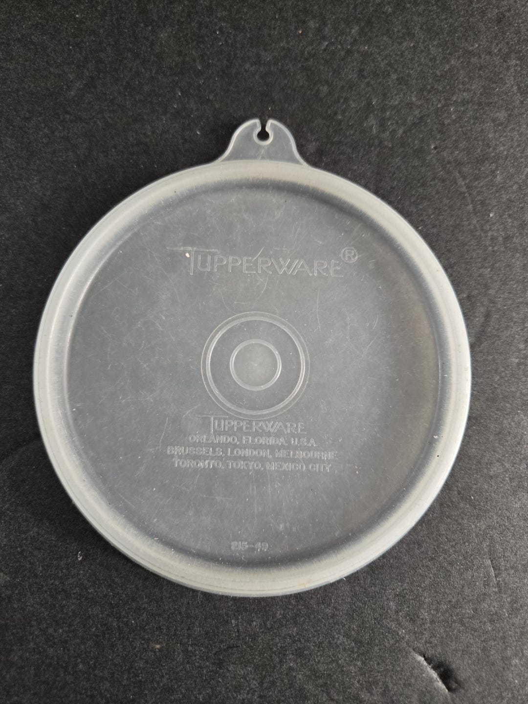 Tupperware Replacement 215 Lid Cover Seal Only 4.5 A Tab Sheer - Etsy