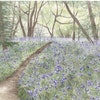 Custom HAND-PAINTED Landscape Painting, Original Watercolor and Ink ...