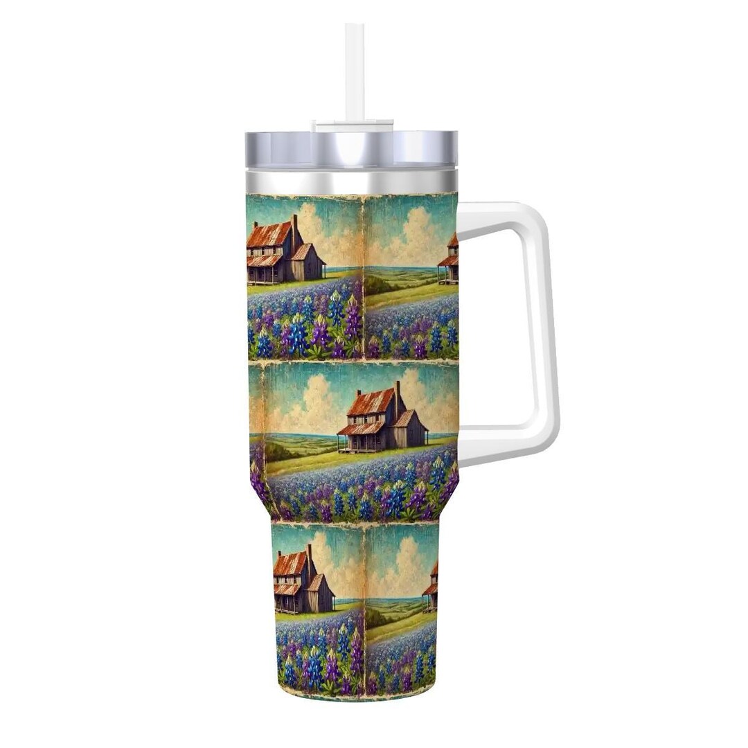 Insulated Coffee Mug, Modern Design, 40oz Tumbler, Gay Travel Gift ...
