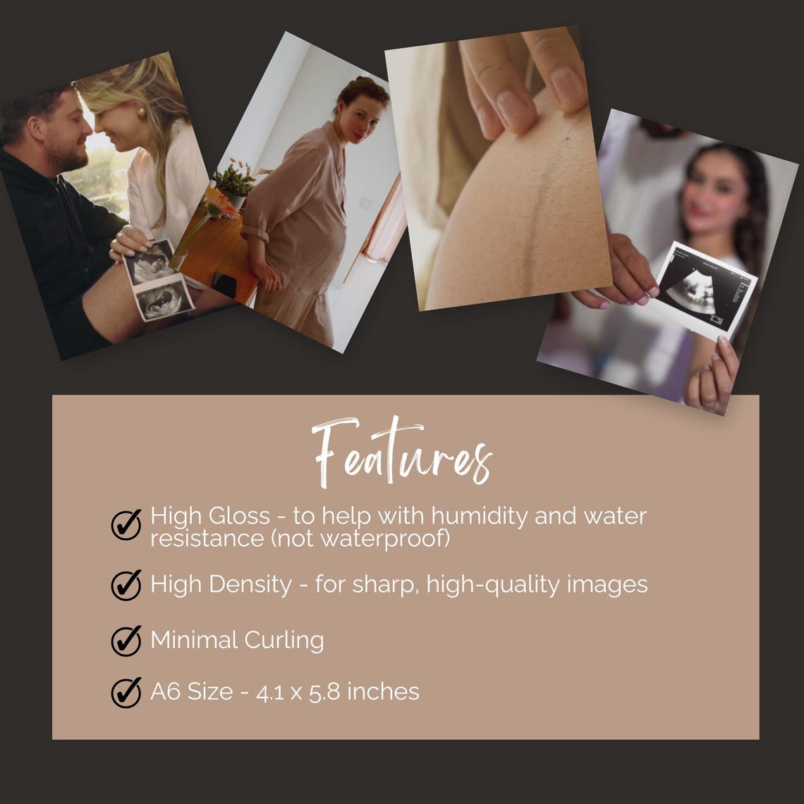 Traditional Ultrasound Strip - Upload Your Digital Images - Etsy