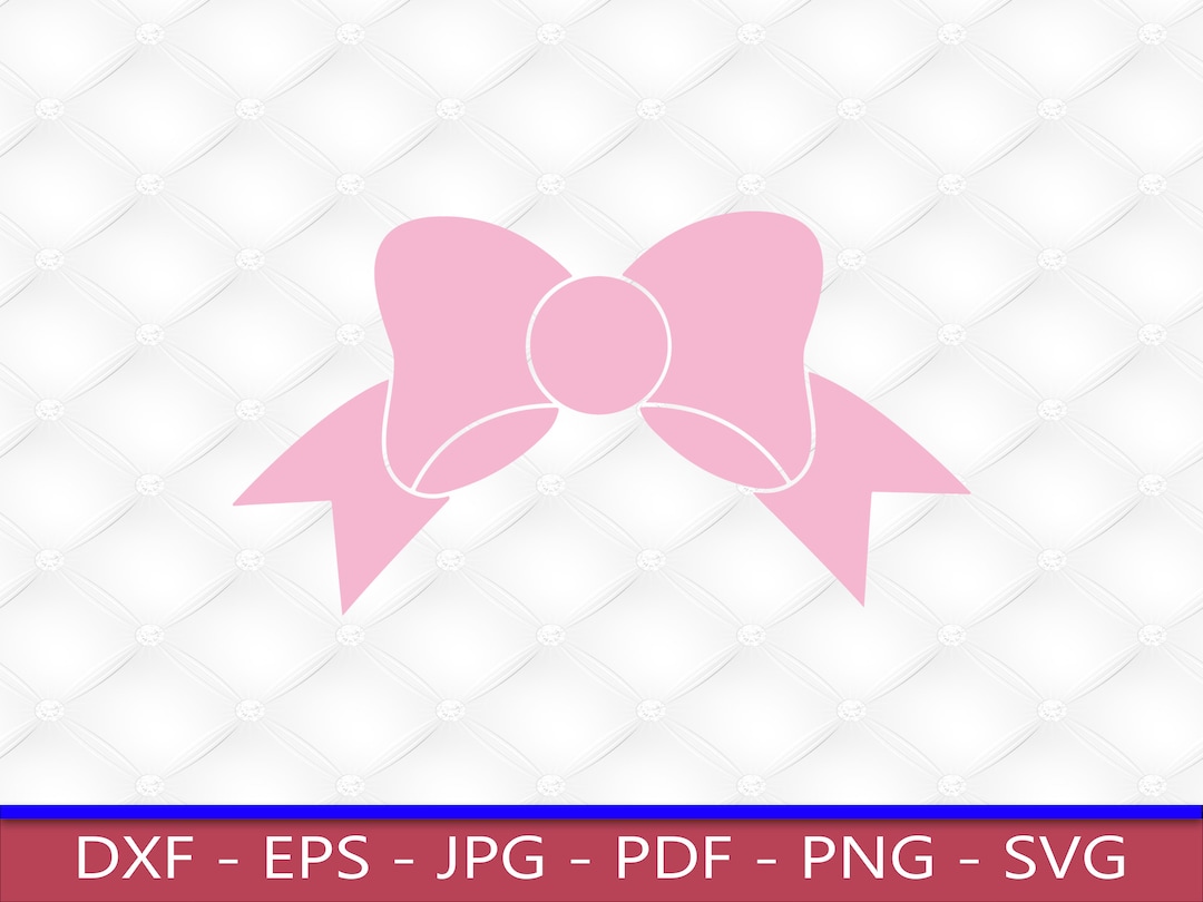 Pink Bow, SVG, PNG, - Etsy