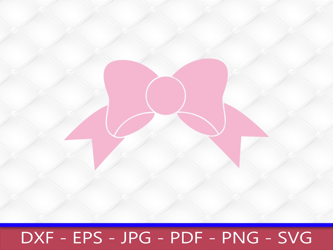 Pink Bow, SVG, PNG, - Etsy