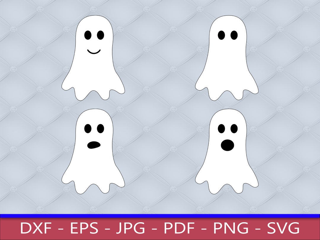Ghost Bundle SVG PNG Clipart - Etsy