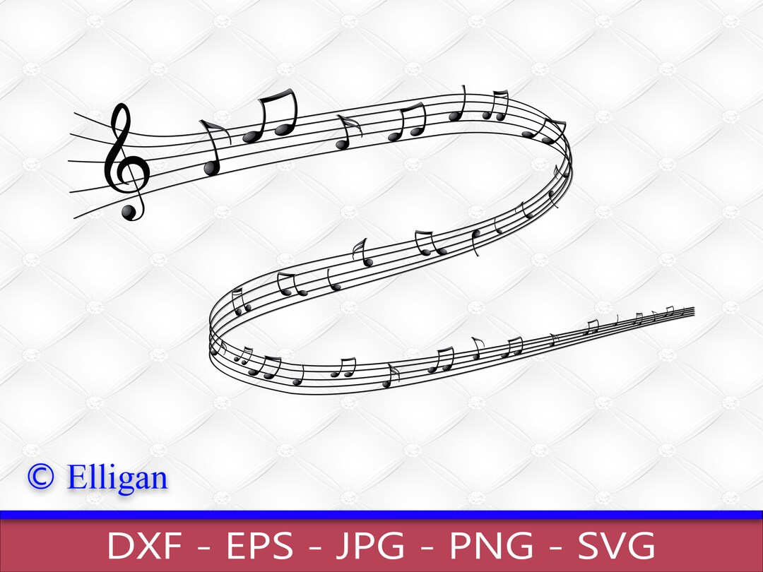 Music Notes, SVG, PNG, - Etsy
