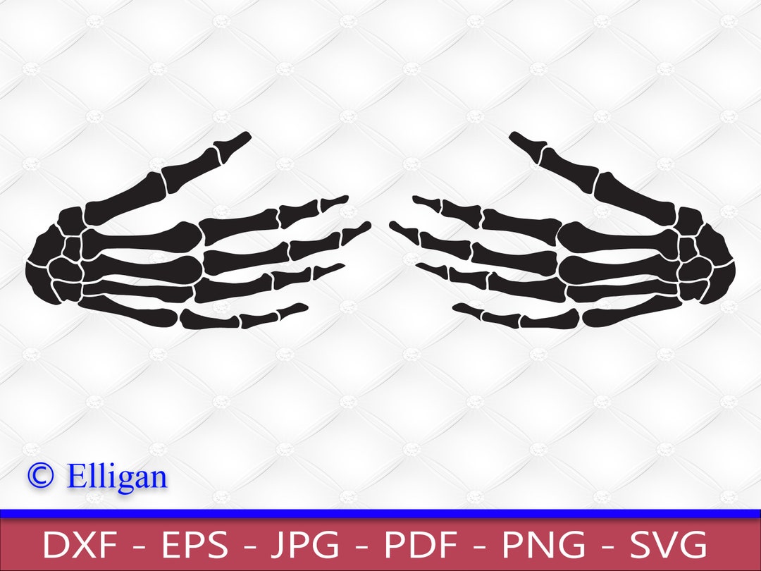 Skelton Hands Hugging SVG PNG - Etsy