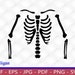 Skeleton Torso, SVG, PNG - Etsy UK